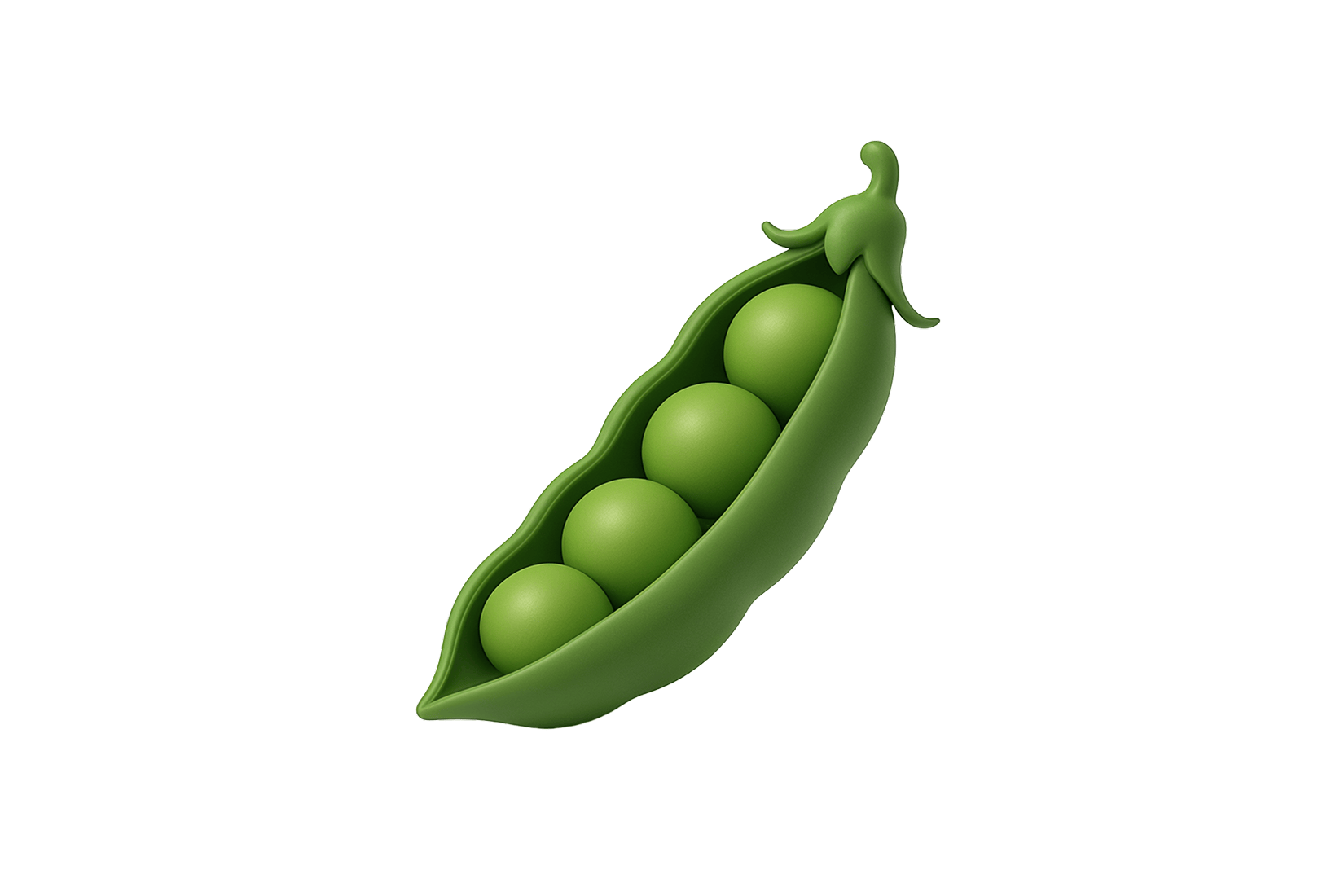 Pea Pod 3D Emoji | Brixmoji