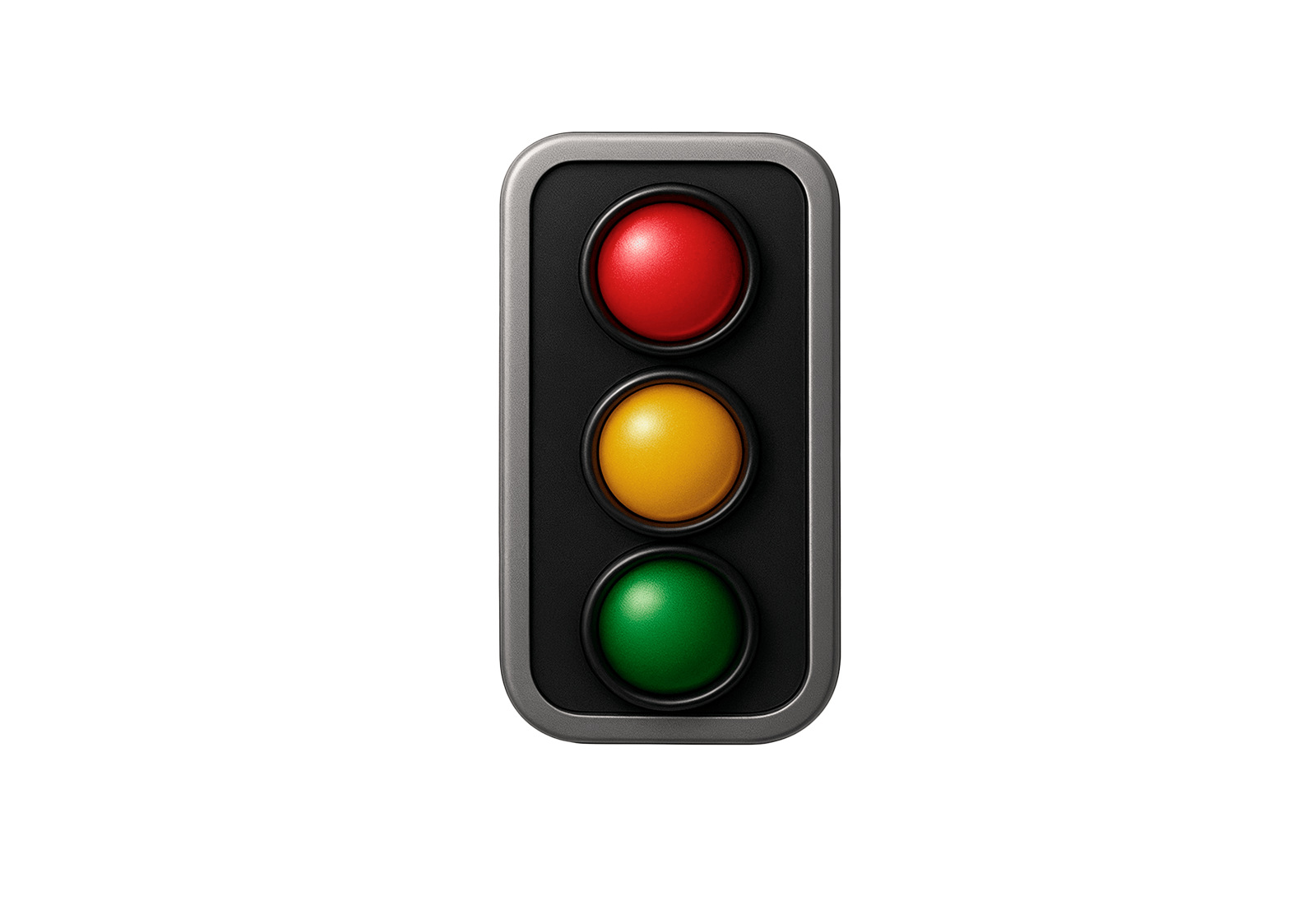 🚦 Vertical Traffic Light 3D Emoji | Brixmoji