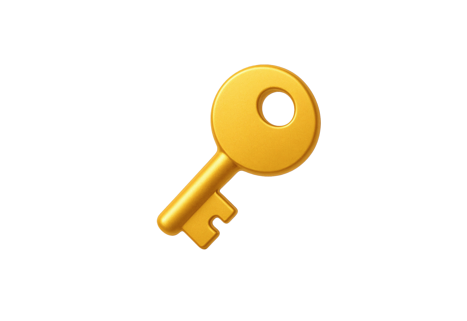 🔑 Key 3D Emoji | Brixmoji