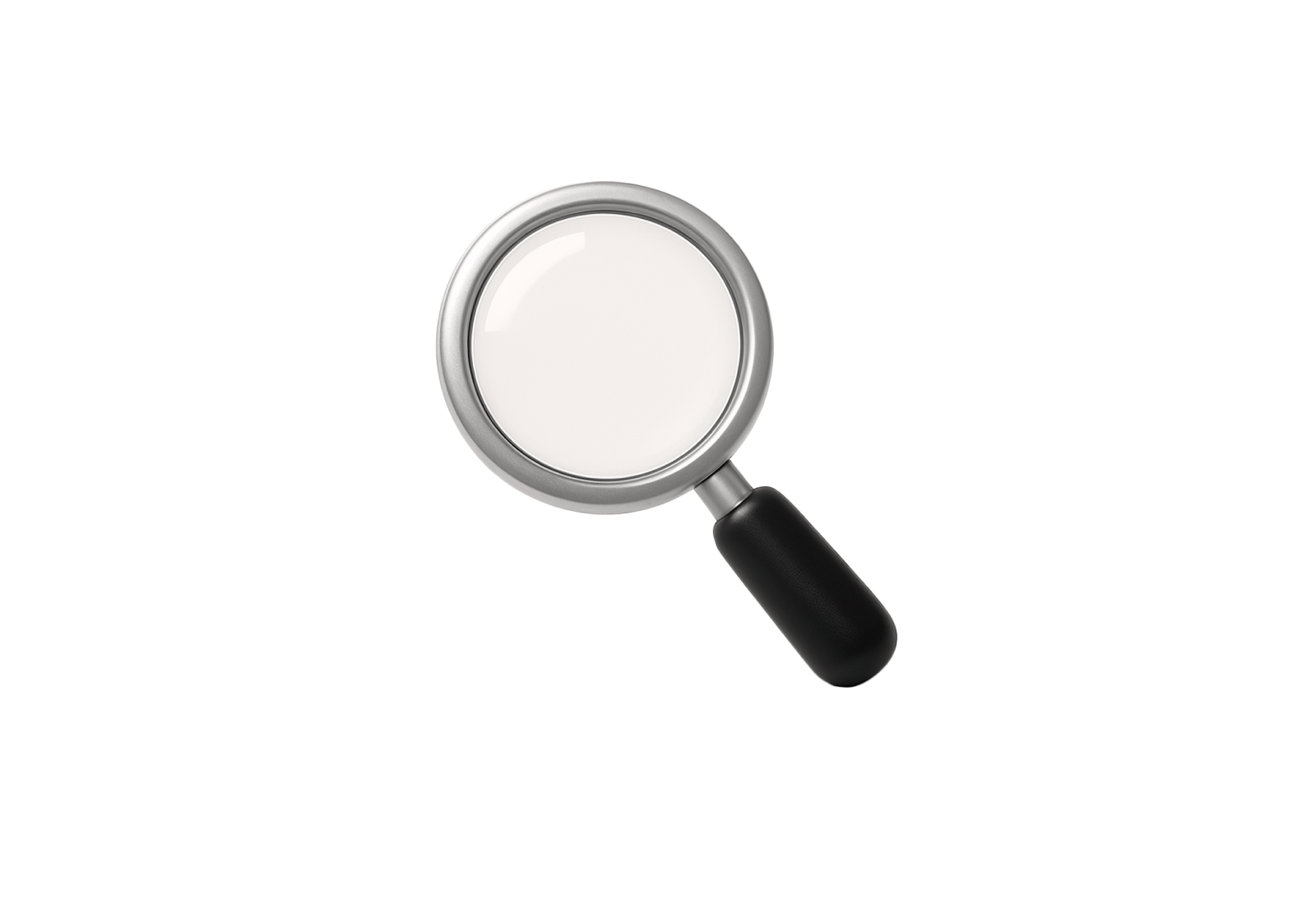 🔍 Magnifying Glass Tilted Left 3D Emoji | Brixmoji