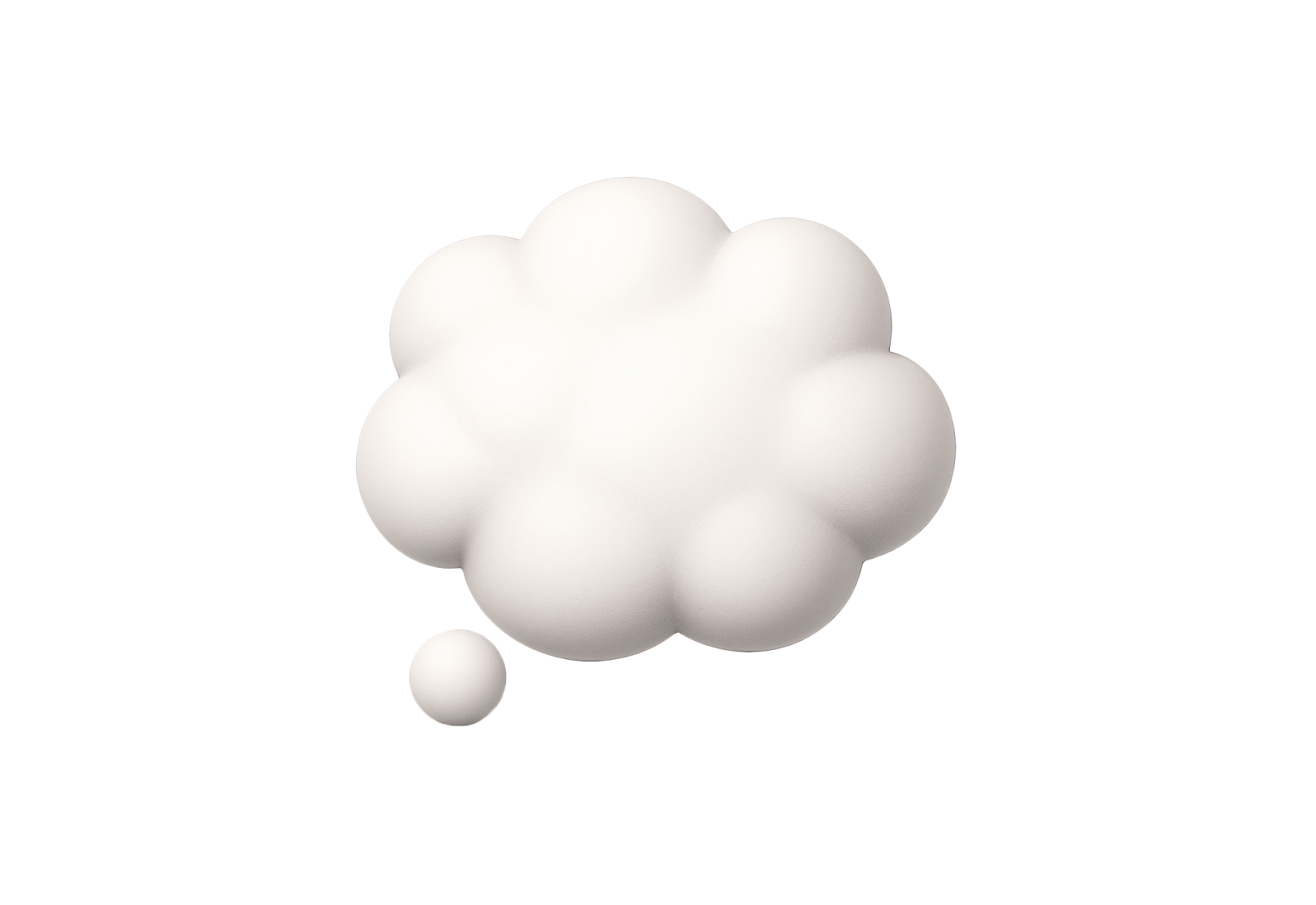 💭 Thought Balloon 3D Emoji | Brixmoji