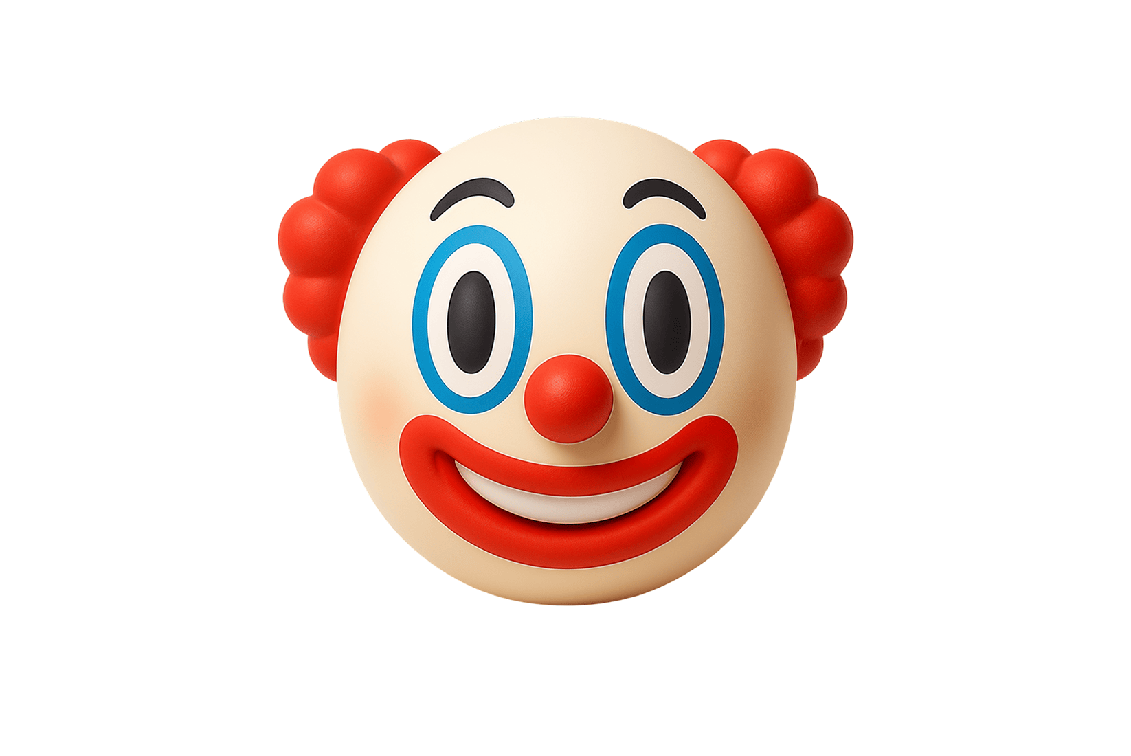 🤡 Clown Face 3D Emoji | Brixmoji